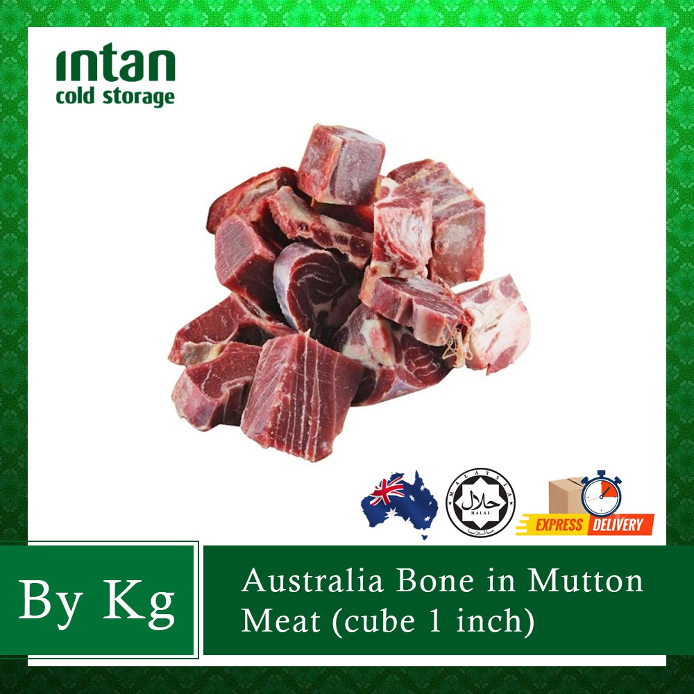 Australia Bone in Mutton Meat (cube 1 inch) | Shopee Malaysia