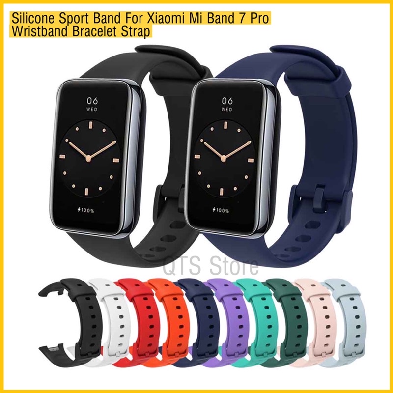 Silicone Sport Band Mi Band 7 Pro Wristband Bracelet Replacement Watch ...