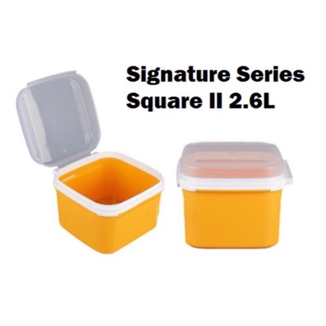 Tupperware Signature Series Square II (2pcs) 2.6L | Shopee Malaysia