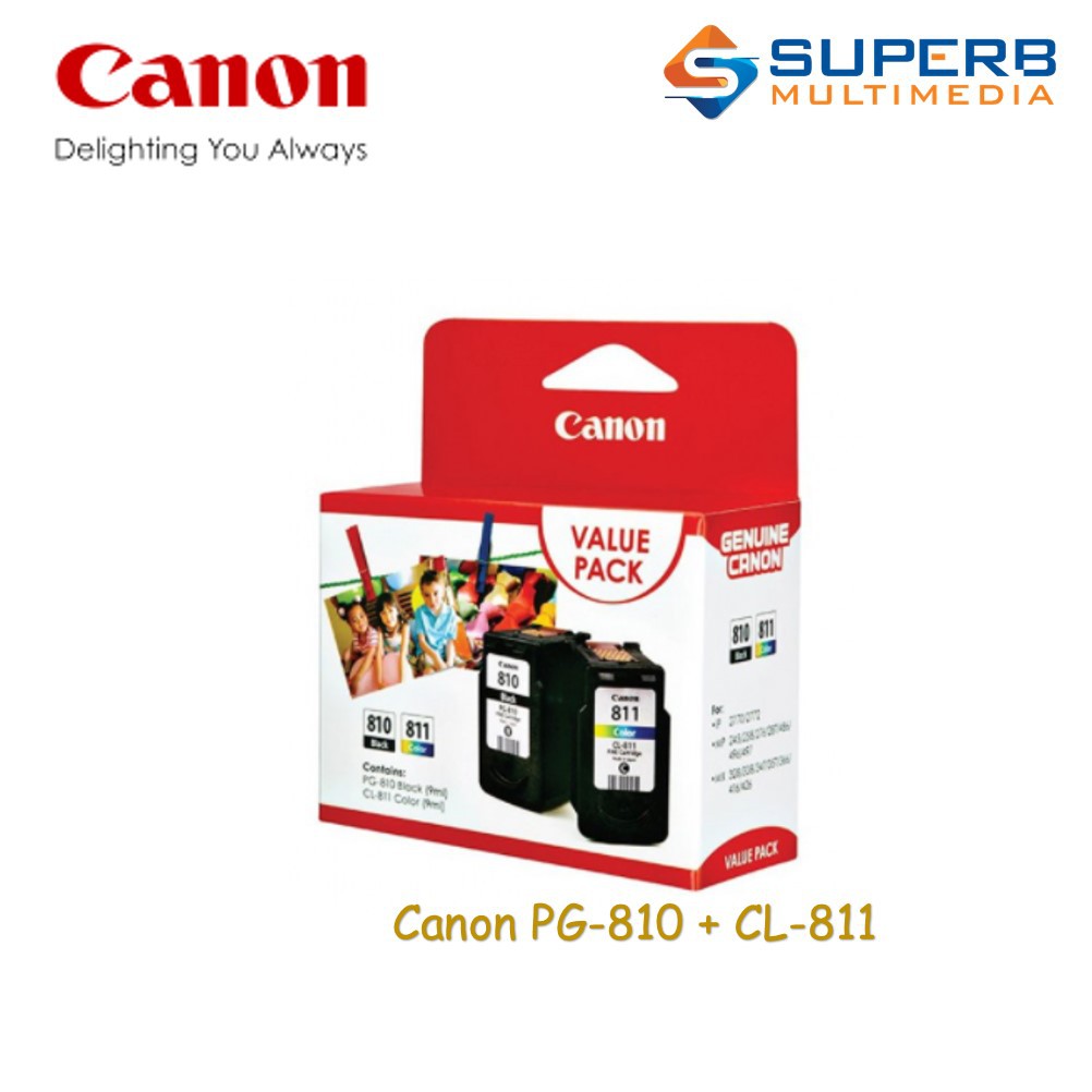 Canon PG-810 + CL-811 Value Pack | Shopee Malaysia