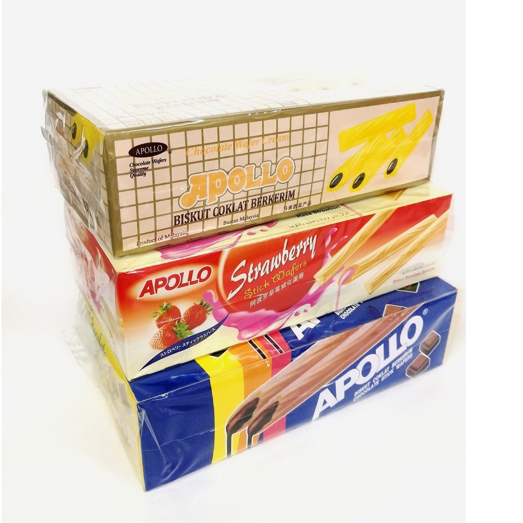 Apollo Stick Wafer (30 pcs x 11gm) | Shopee Malaysia