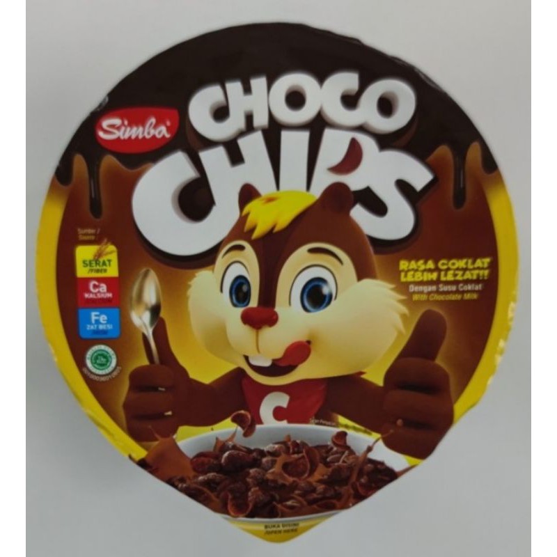 SIMBA CHOCO CHIPS WITH CHOCO MILK 37G | Shopee Malaysia