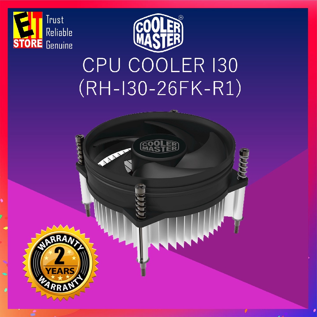 COOLER MASTER CPU COOLER I30 (RH-I30-26FK-R1) FOR INTEL SOCKET LGA1156 ...