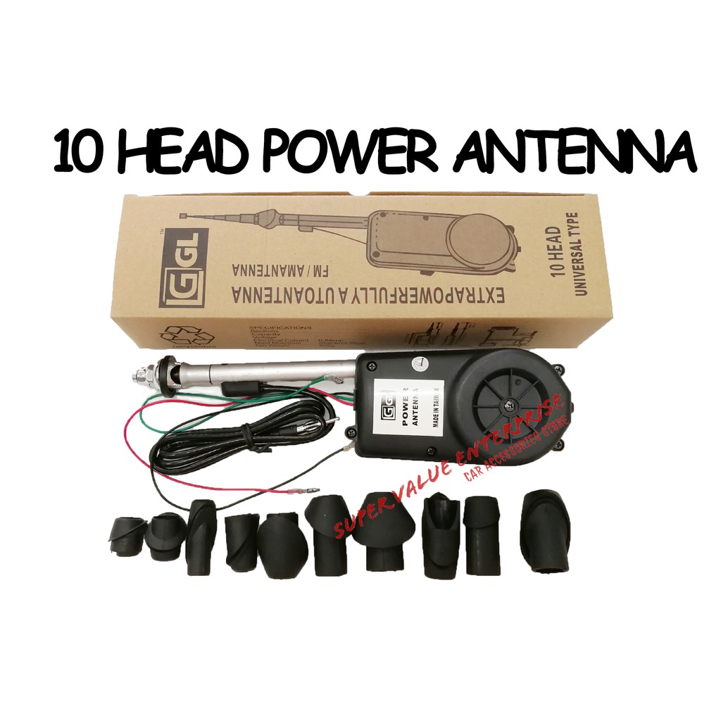 AM FM Radio Car Automatic Power Antenna 10 Head Universal Type Extra ...