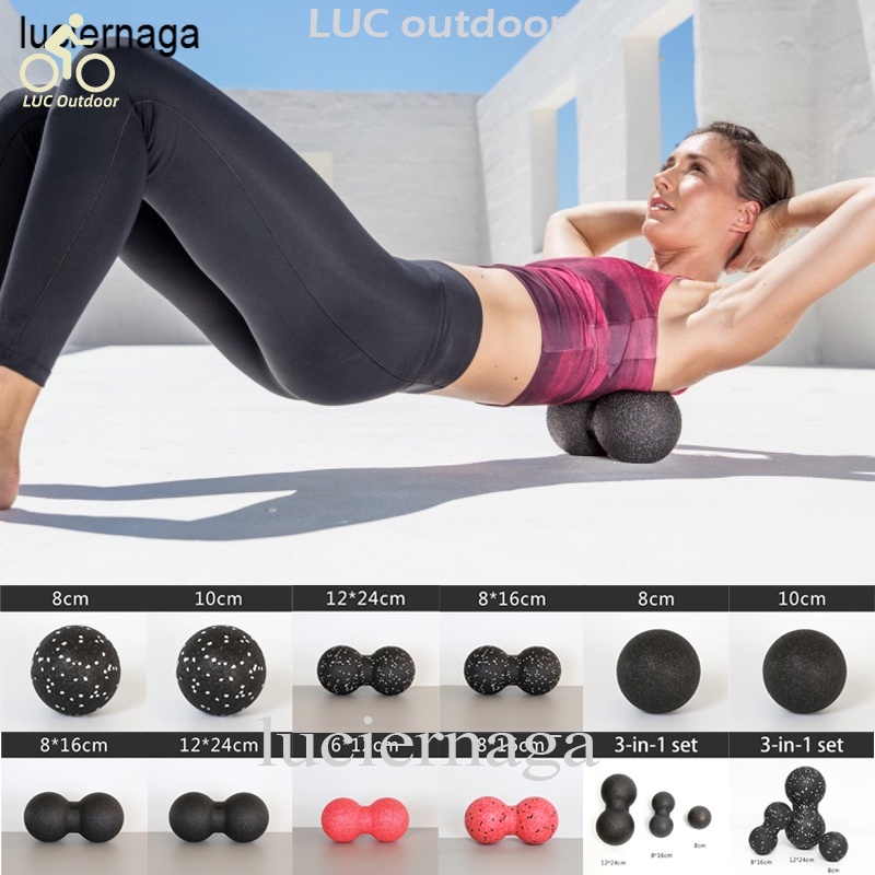 Yoga Equipment Women Yoga Foam Block Roller Peanut Ball Set Block ...