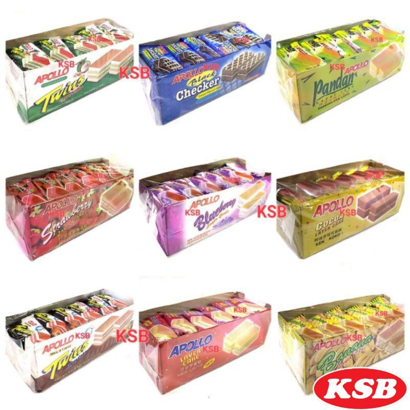 APOLLO LAYER CAKE 18GX24'S/BOX | Shopee Malaysia