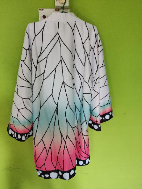 Kimetsu no Yaiba Shinobu Kocho Cosplay Demon Slayer Bug Pillar Cape ...
