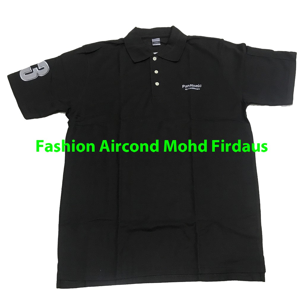PANASONIC T-SHIRT AIRCOND BAJU AIRCOND MAN BAJU KERJA AIRCOND | Shopee ...