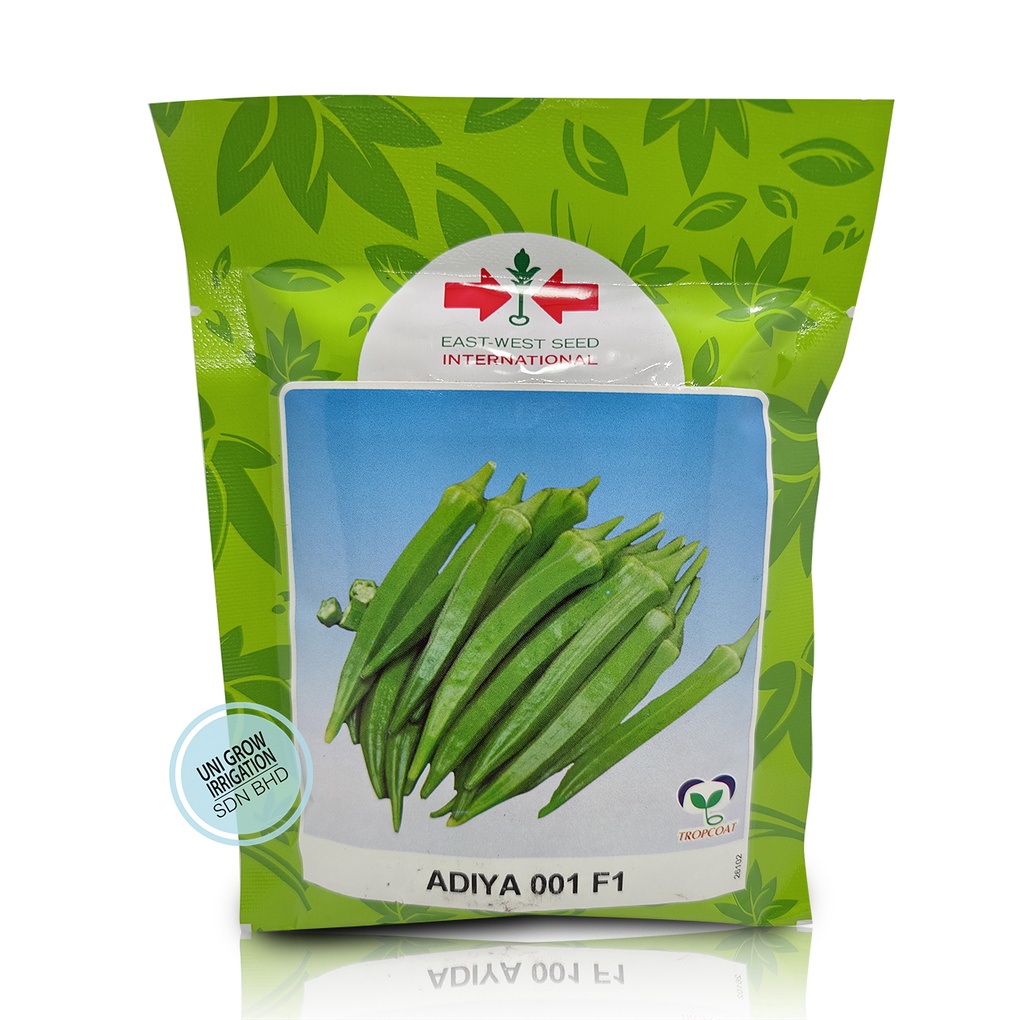 (100gm) +-1500 Biji F1 Adiya 001 Bendi Benih East West Seed / Green ...