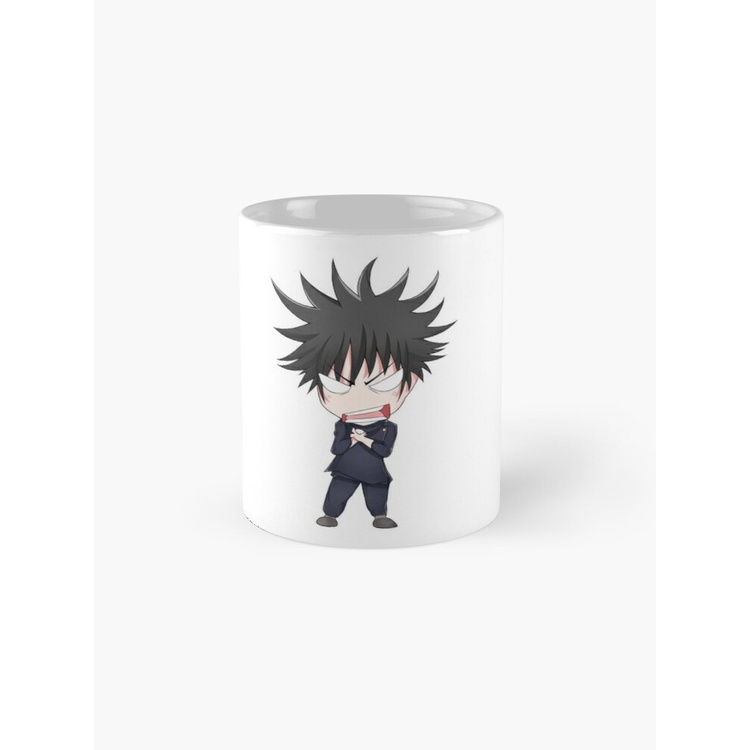 Megumi Fushiguro Angry Meme Face Jujutsu Kaisen Chibi Shonen Anime Cup ...