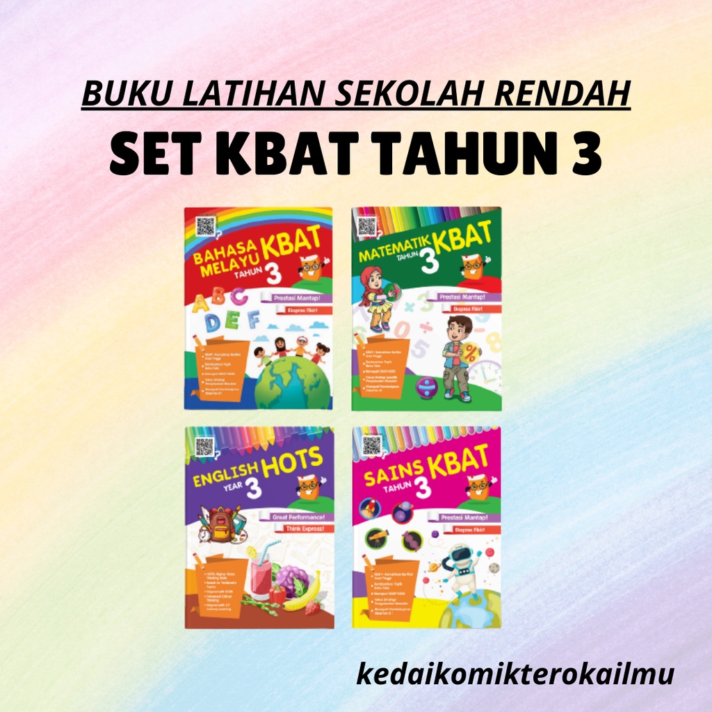 Aras Mega - Buku Latihan Sekolah Rendah Tahun 3 Set KBAT Tahun 3 | buku ...