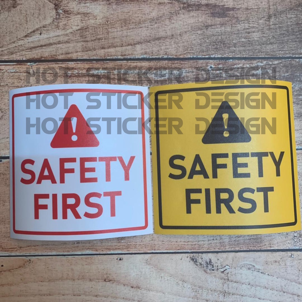 Safety First_安全第一_sticker_sign sticker | Shopee Malaysia