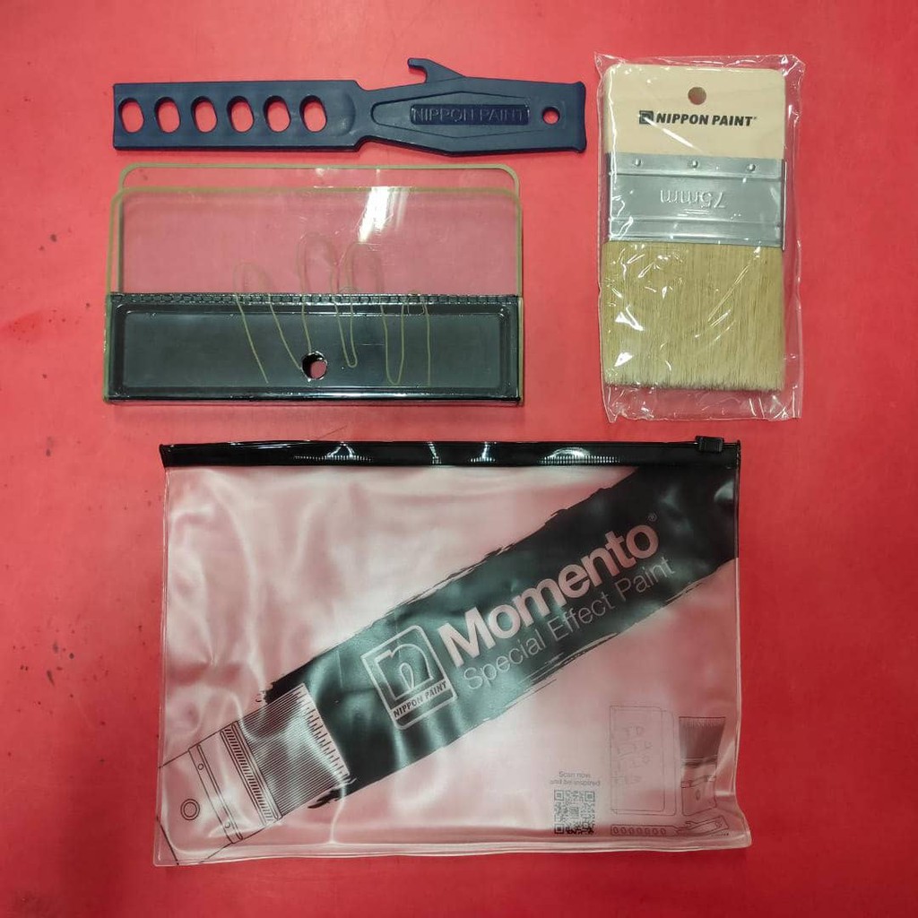 Nippon paint momento special effect paint brush set tool kit | BeeCost