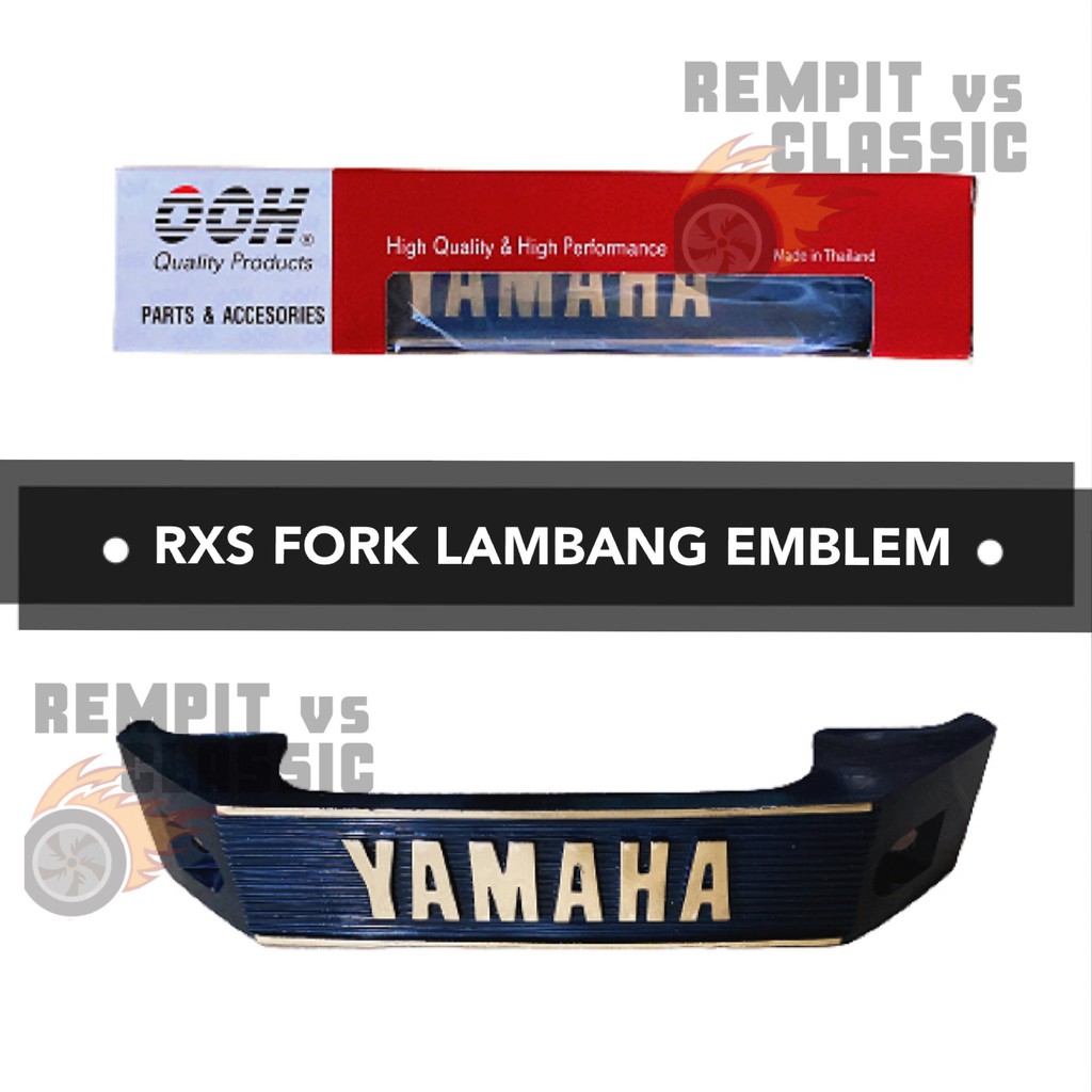 REMPIT Rxs Fork Emblem Lambang Emblem Logo | Shopee Malaysia
