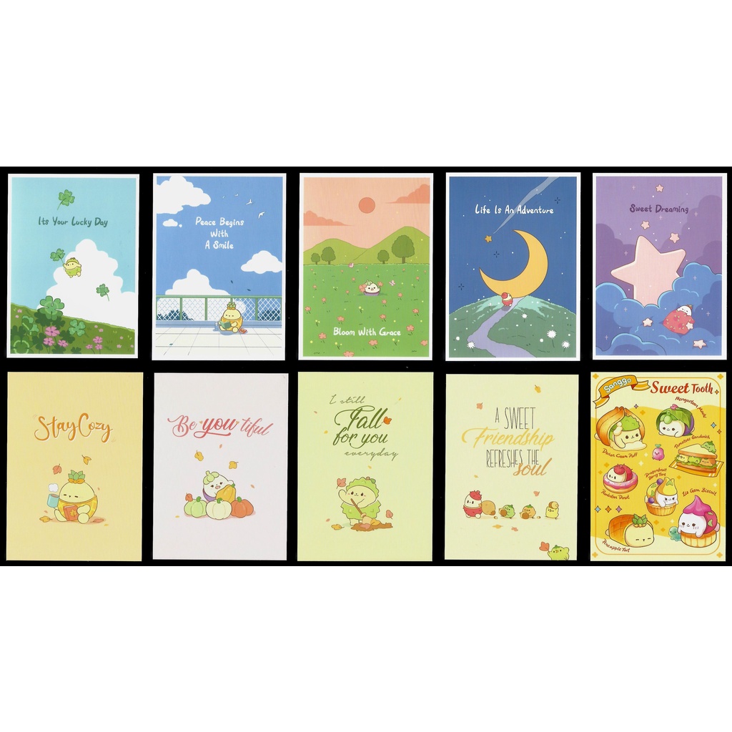 Malaysia Postcard - Loka Made Gallery Sanggo Series (10 Postcard Set ...