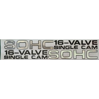 sticker SOHC 12V & 16V (1PCS) | Shopee Malaysia
