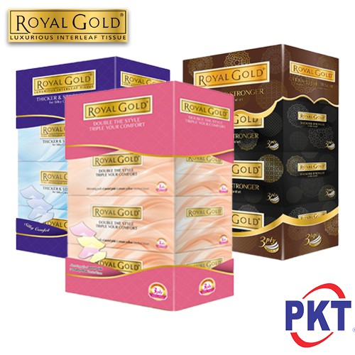 ROYAL GOLD LUXURIOUS FACIAL TISSUE 4X80'S | Shopee Malaysia