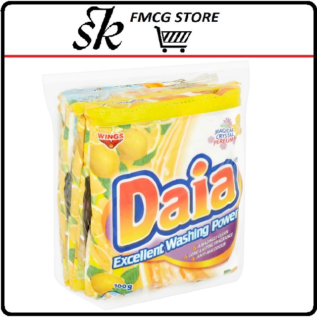 Daia 100g X 6 Excellent Washing Power Lemon Citrus | Shopee Malaysia