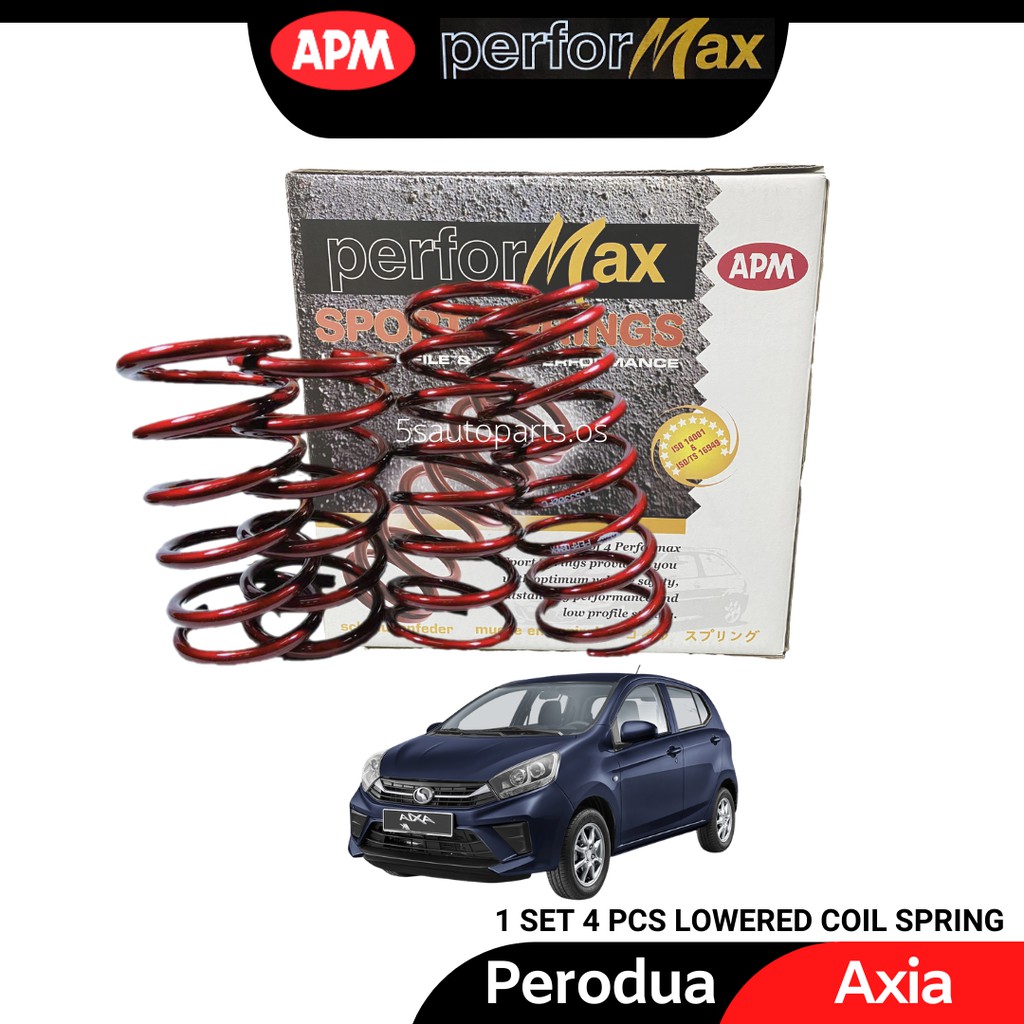 APM Performax Axia Lowered Sport Spring Set ( 4 PCS ) | Shopee Malaysia