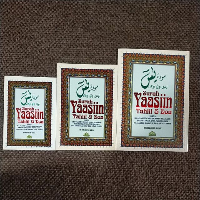 Surah Yasin Surah Yassin Tahlil dan Doa | Shopee Malaysia