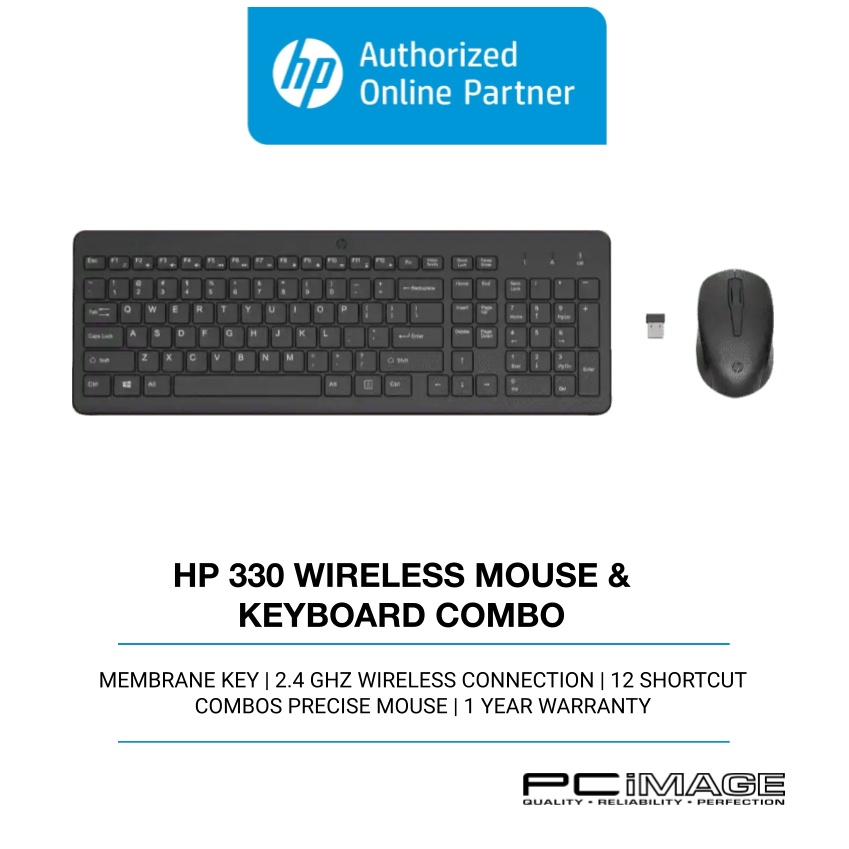 Hp 330 Wireless Mouse And Keyboard Shopee Malaysia