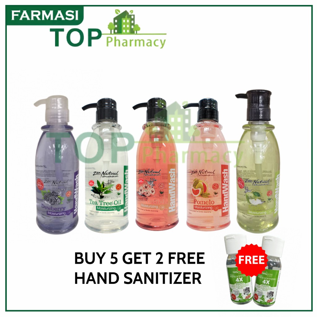 ZEN NAT - HAND WASH ANTI.BACTERIAL 500ML | Shopee Malaysia