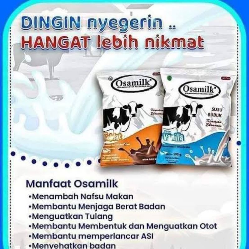 Osamilk Milk Powder Milk Cow Fating Body Children | Shopee Malaysia