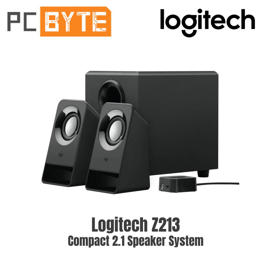 Logitech Z213 Compact 2.1 Speaker System | Shopee Malaysia