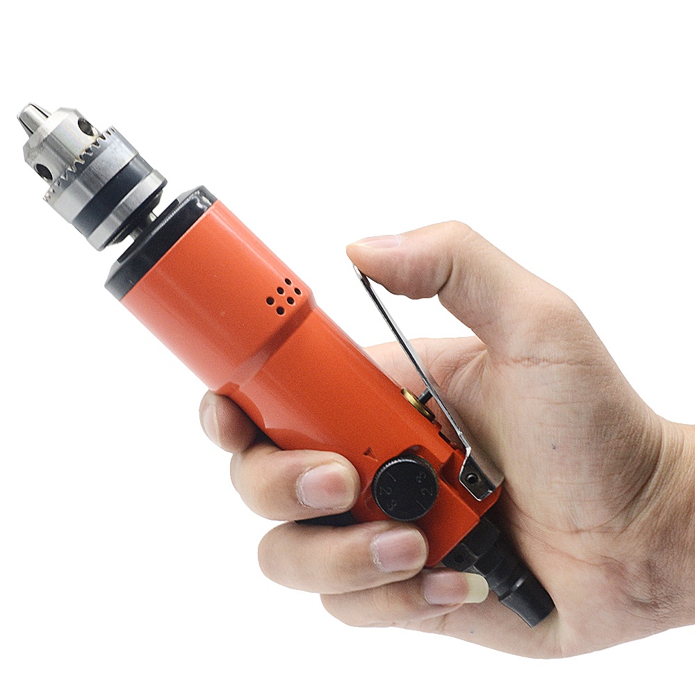 1PCS 3/8" Straight Shank Pneumatic Air Drill Gun High Speed 10000rpm ...