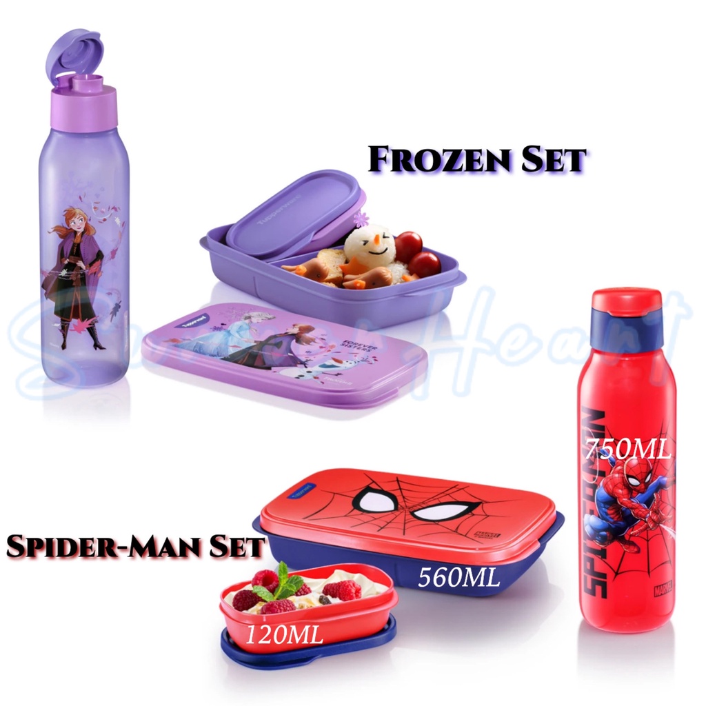 Tupperware Marvel Spider-Man Collectable Set / Disney Frozen ...