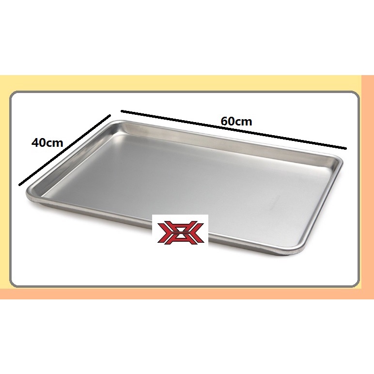 ALUMINIUM TRAY FOR INDUSTRIAL OVEN 60 X 40 CM | Shopee Malaysia