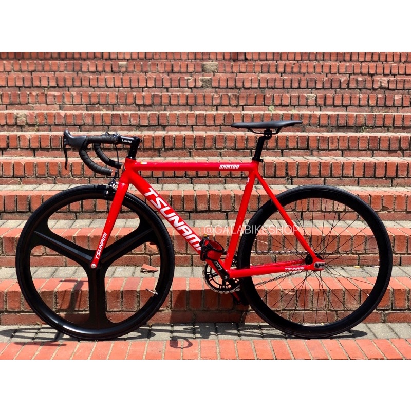 Tsunami Fixie Fixed Gear Bike Basikal Custom bicycle Customade Mtb ...