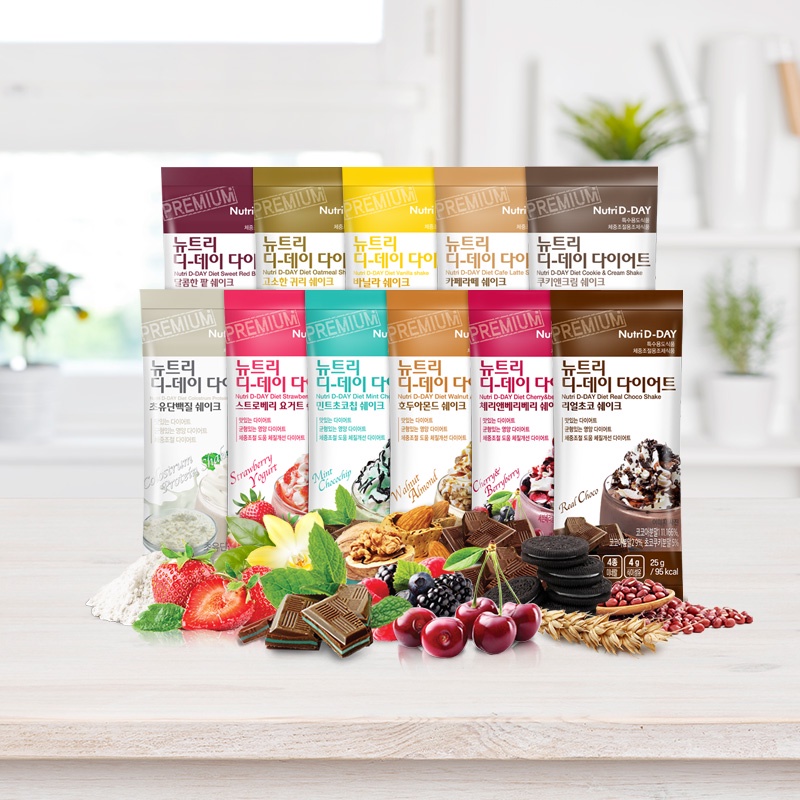 Nutri D-Day Ice Cream Flavour Diet Shake (11 flavors) 1pcs x 25g ...
