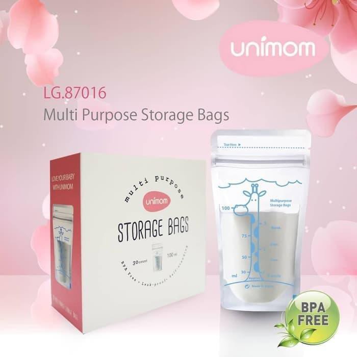 Unimom 100ml Breast Milk Bags Contains 30 Exclusive | BeeCost