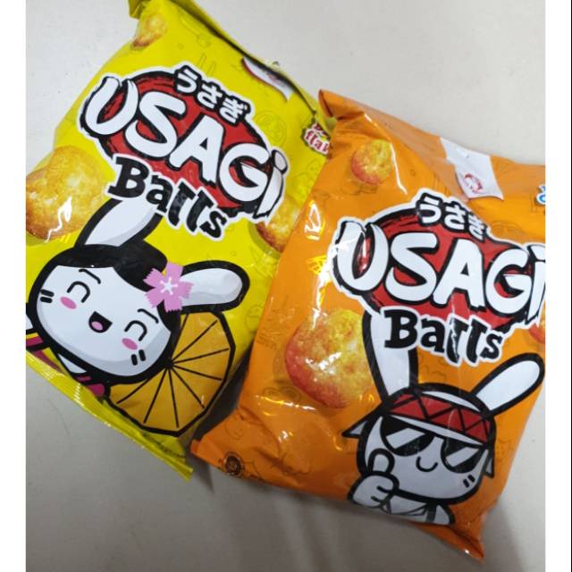 Usagi Balls Snack Ciki Chiki Ball 50 Gr Cheese Flavor And Bbq | Shopee ...