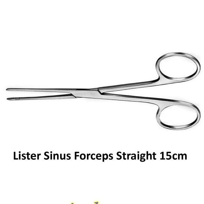 LISTER SINUS FORCEPS STRAIGHT 17CM STAINLESS STEEL, SURGERY INSTRUMENTS ...