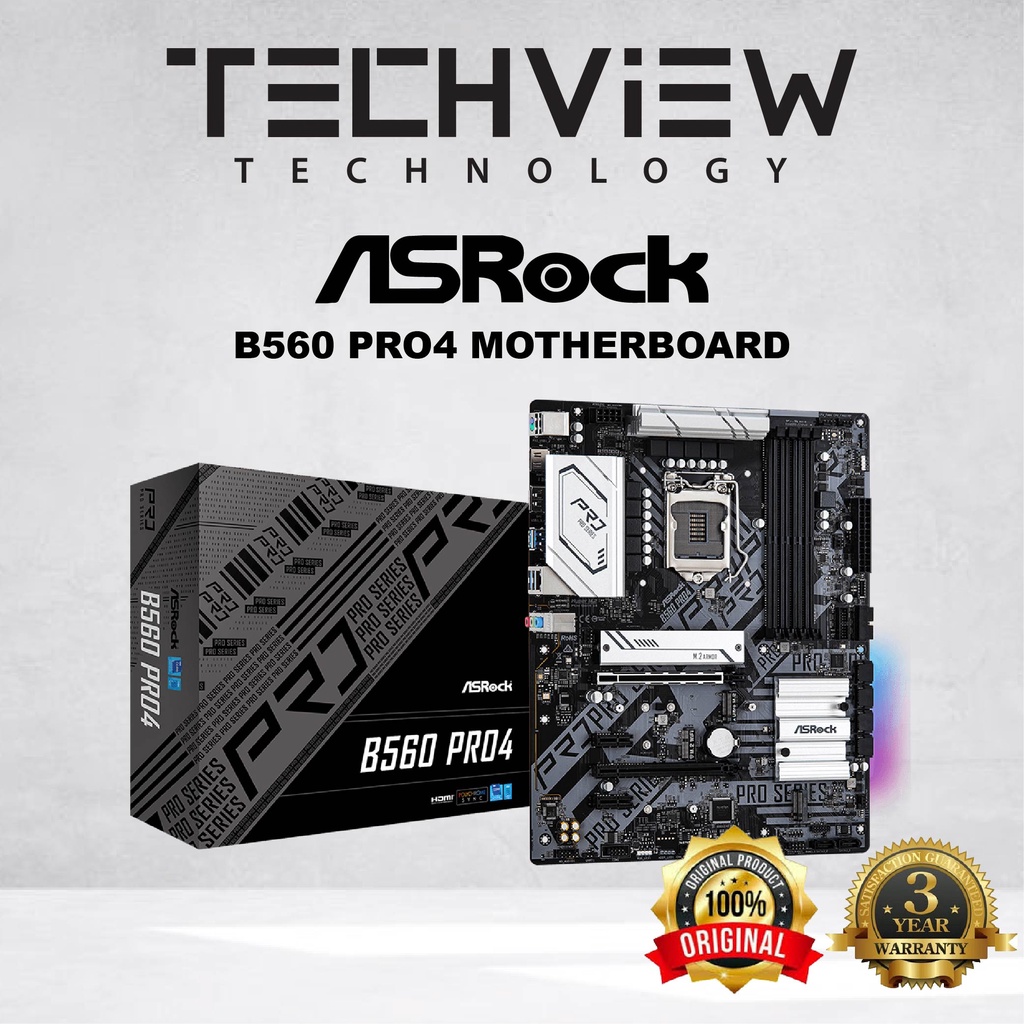 ASROCK (B560 PRO4 / B560M PRO4) [SUPPORTS 10th GEN & 11th GEN ...