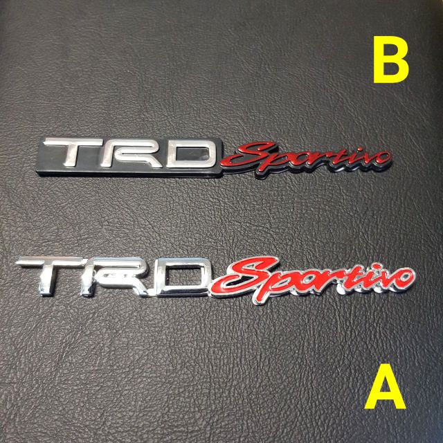 TRDsportivo Toyota Car Emblem Logo ' TRD sportivo ' | Shopee Malaysia