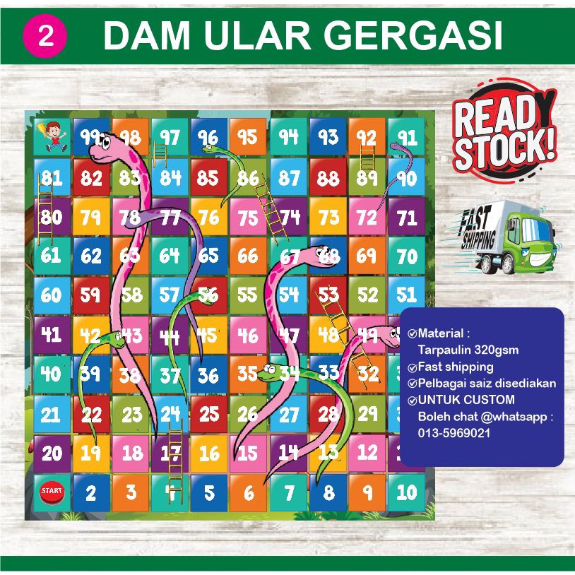 BANNER DAM ULAR GERGASI | Shopee Malaysia