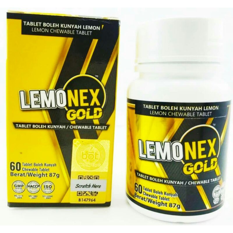 Original Lemonex Gold 60 Tablets | Shopee Malaysia