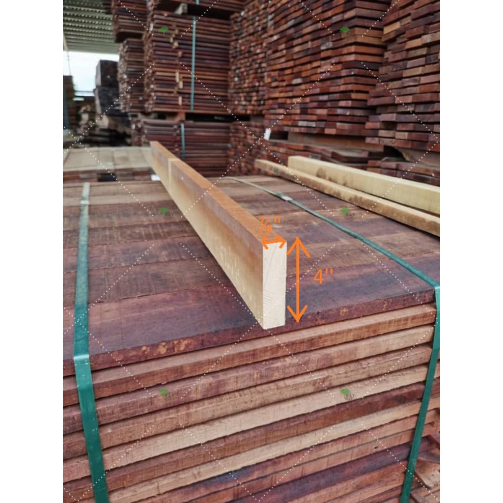 Kayu Chengal 1 X 4 X 3 FEET / Chengal Timber / Hardwood. Special size ...