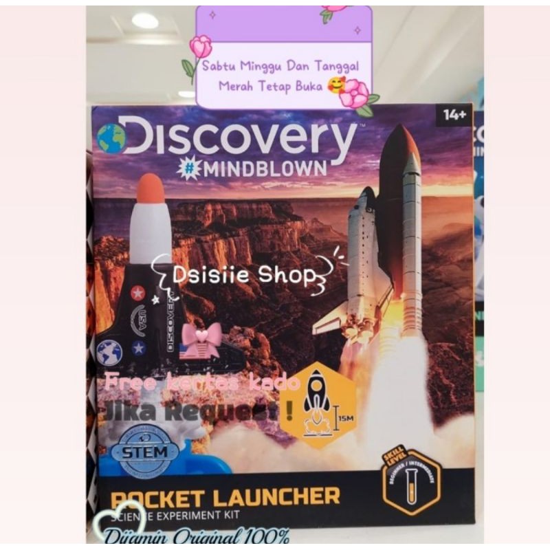 Discovery Mindblown Rocket Launcher Science Experiment Kit Original ...