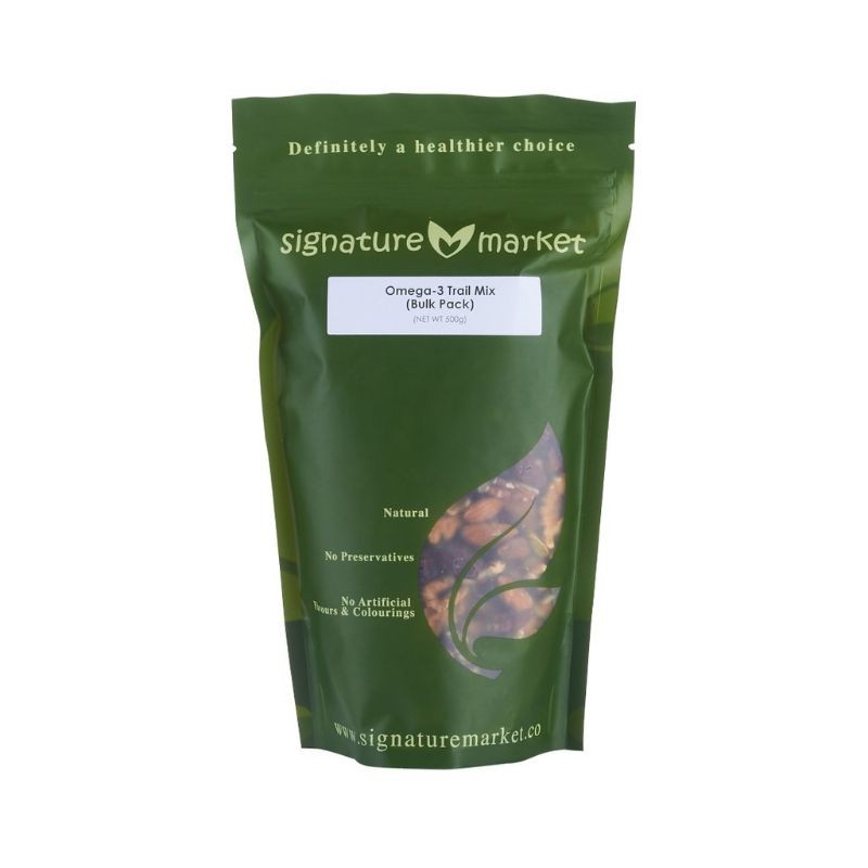 Signature Market nuts Omega-3 Trail Mix Bulk Pack (500g) | Shopee Malaysia