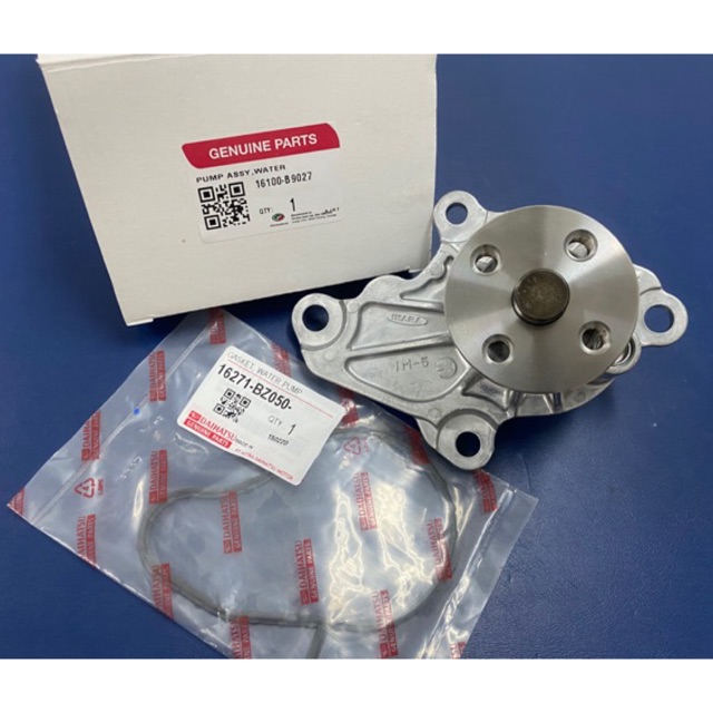 Original perodua axia water pump & o ring 16100-b9027 + 16271-bz050 ...
