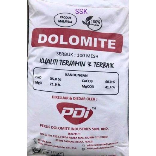 [100% original] Baja Kapur Pertanian & Penternakan / dolomite PDi (REPACK 14.5kg) | Shopee Malaysia