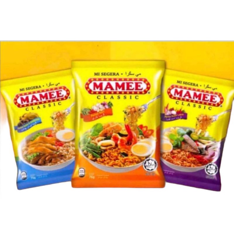 MAGGI/MAMEE CLASSIC/NOODLE INSTANT KARI/AYAM CENDAWAN/ASAM LAKSA (5x72g ...