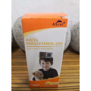 *BY Pharmacy* AXCEL PARACETAMOL 250MG SYRUP 100ML FOR FEVER & PAIN ...