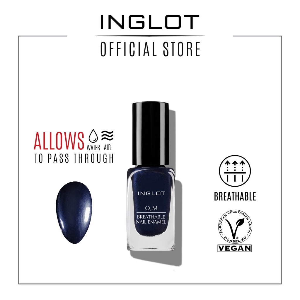 INGLOT O2M BREATHABLE NAIL POLISH 646 (PERWARNA KUKU, PENGILAT KUKU ...
