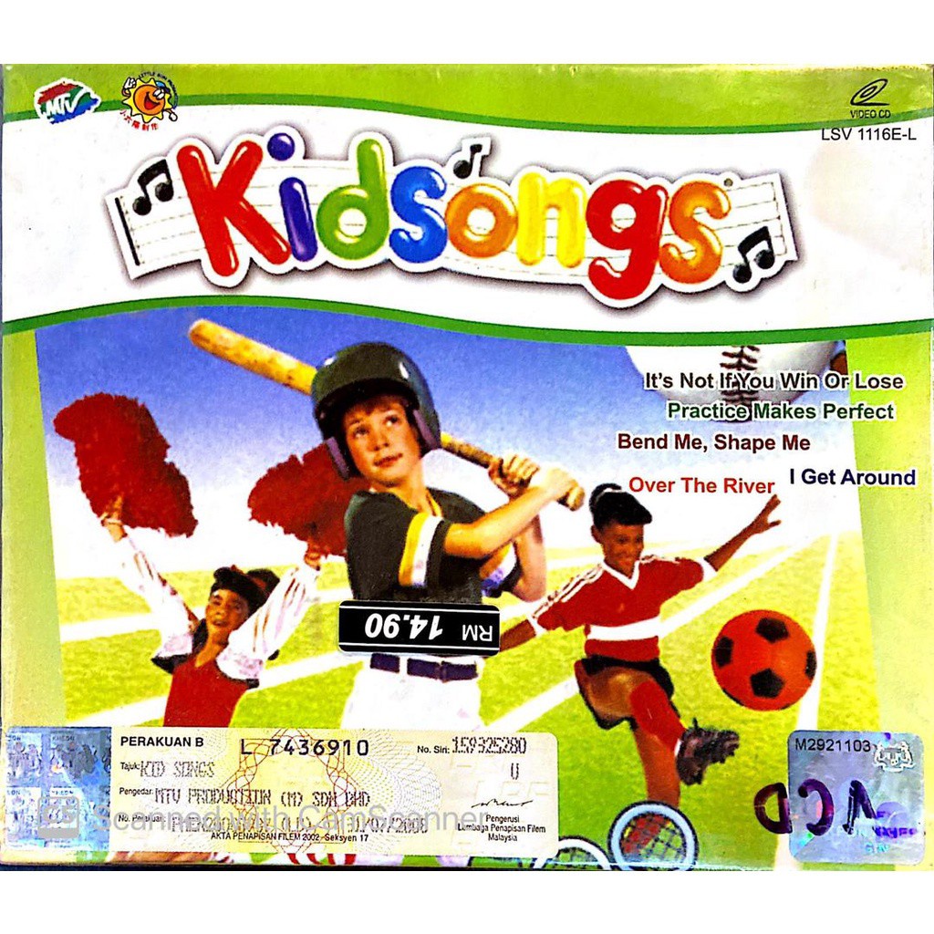 DVD Original KidSongs LSV 1116E L - Education | Shopee Malaysia