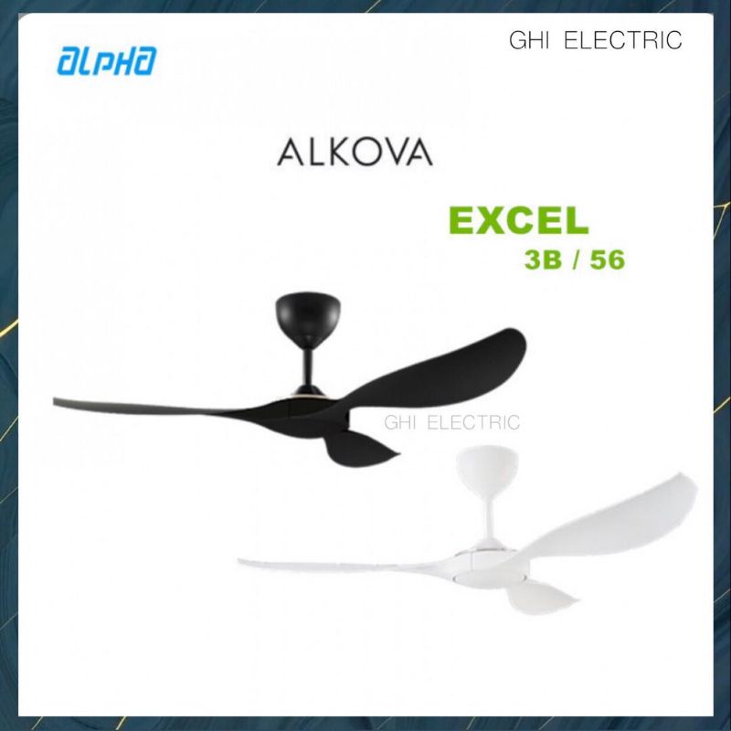 Alpha Alkova Series - EXCEL 3 Blades 56 Inch DC Ceiling Fan | Shopee ...